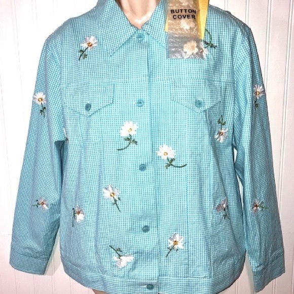 Quacker Factory | Tops | Nwt Quacker Factory Vintage Daisy Patterned ...